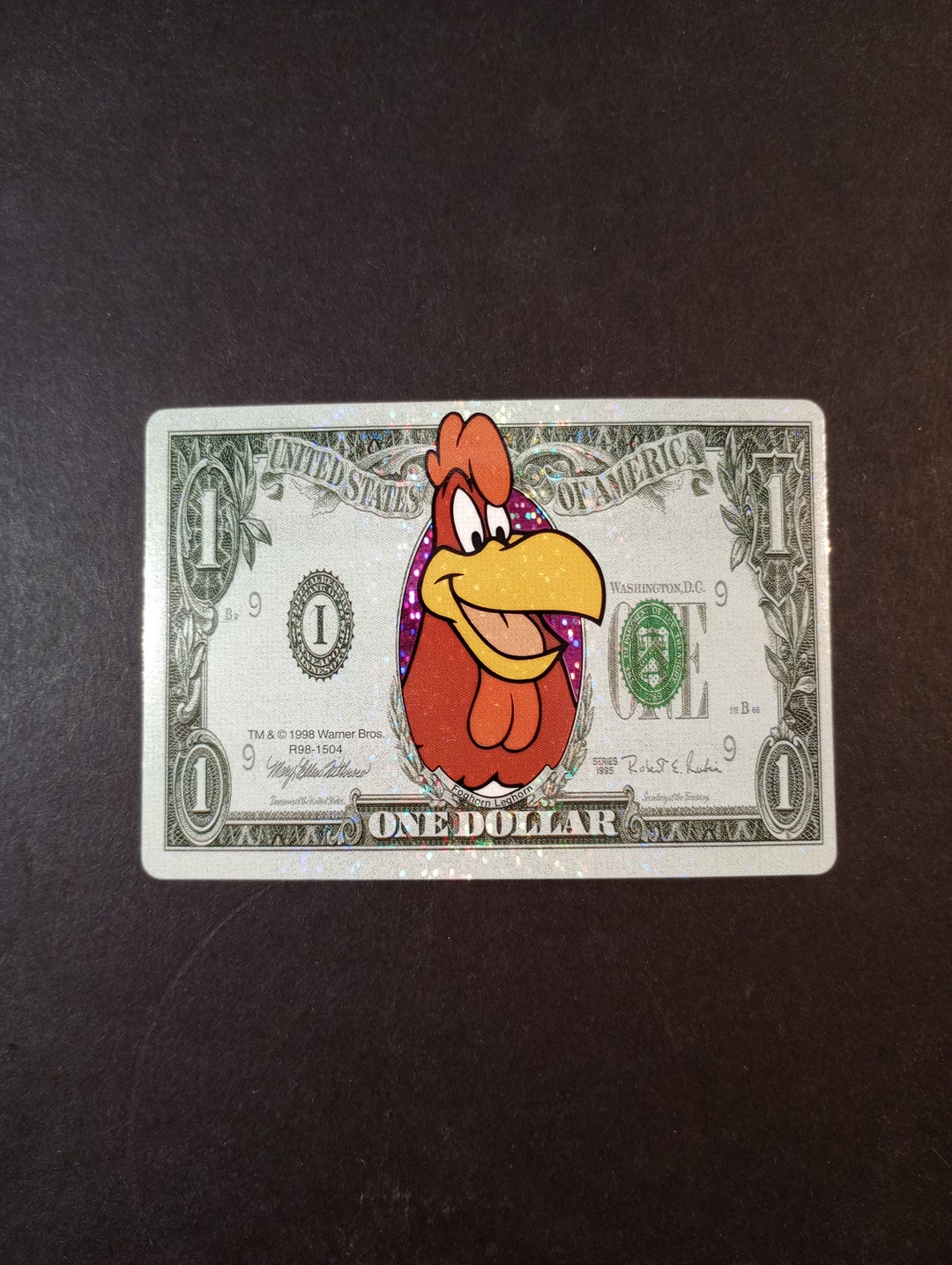 Vintage Foghorn Leghorn Looney Tunes Prism Money Sticker VTG 90s - Etsy