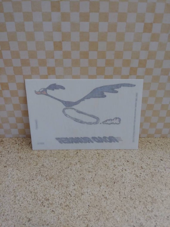 Vintage Road Runner Looney Tunes Temporary Tattoo Vending - Etsy