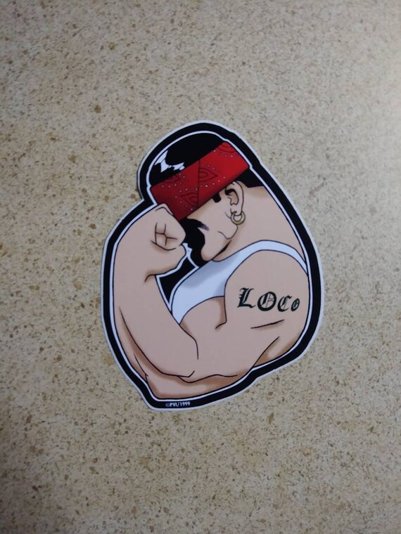 Loco Chicano Sticker PVI 90s - Etsy