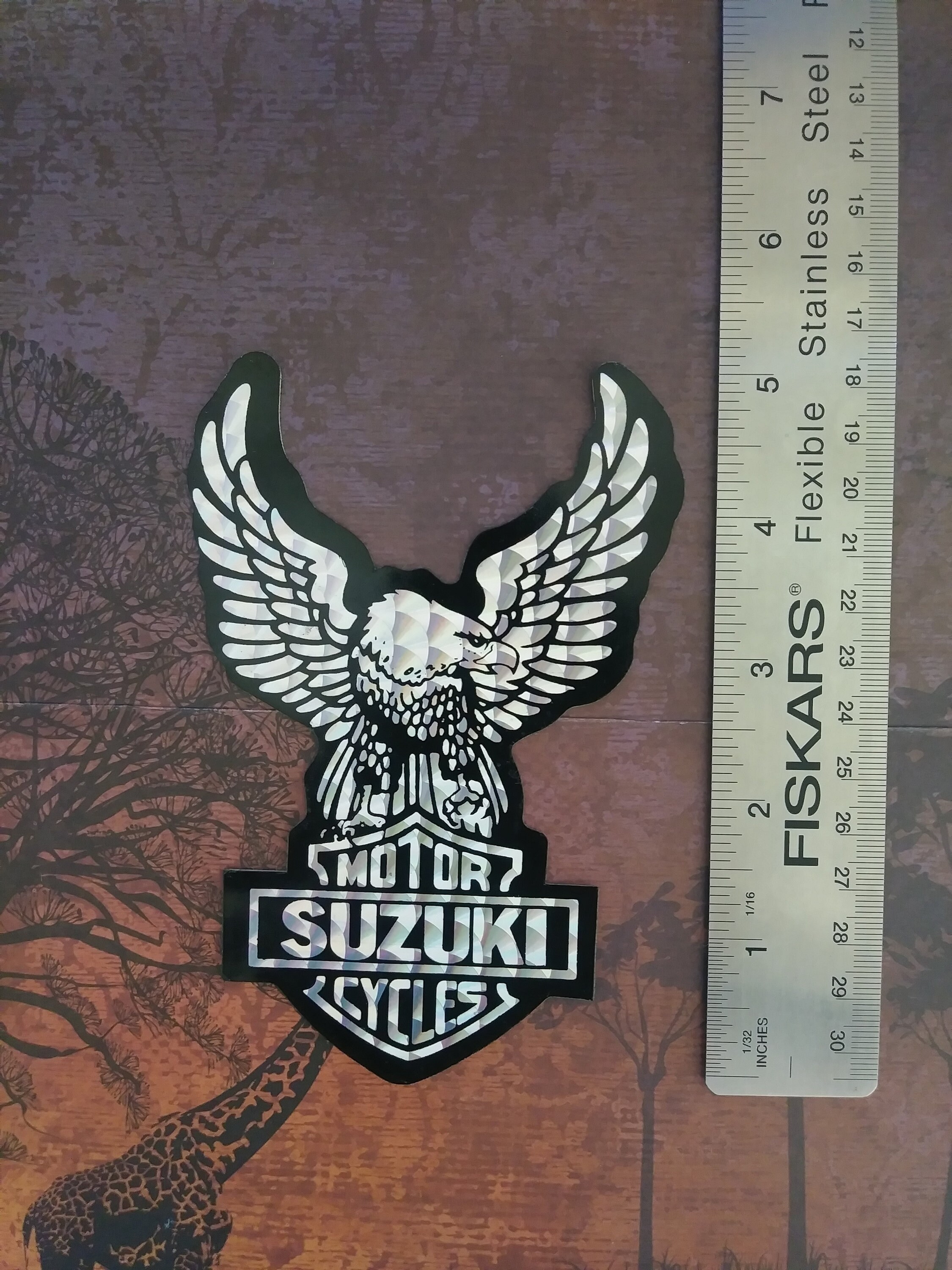 Embellishments Stickers Scrapbooking Vintage Suzuki Motor Cycles Prism ...