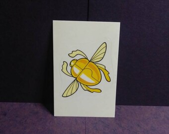 Golden Scarab Beetle - Etsy