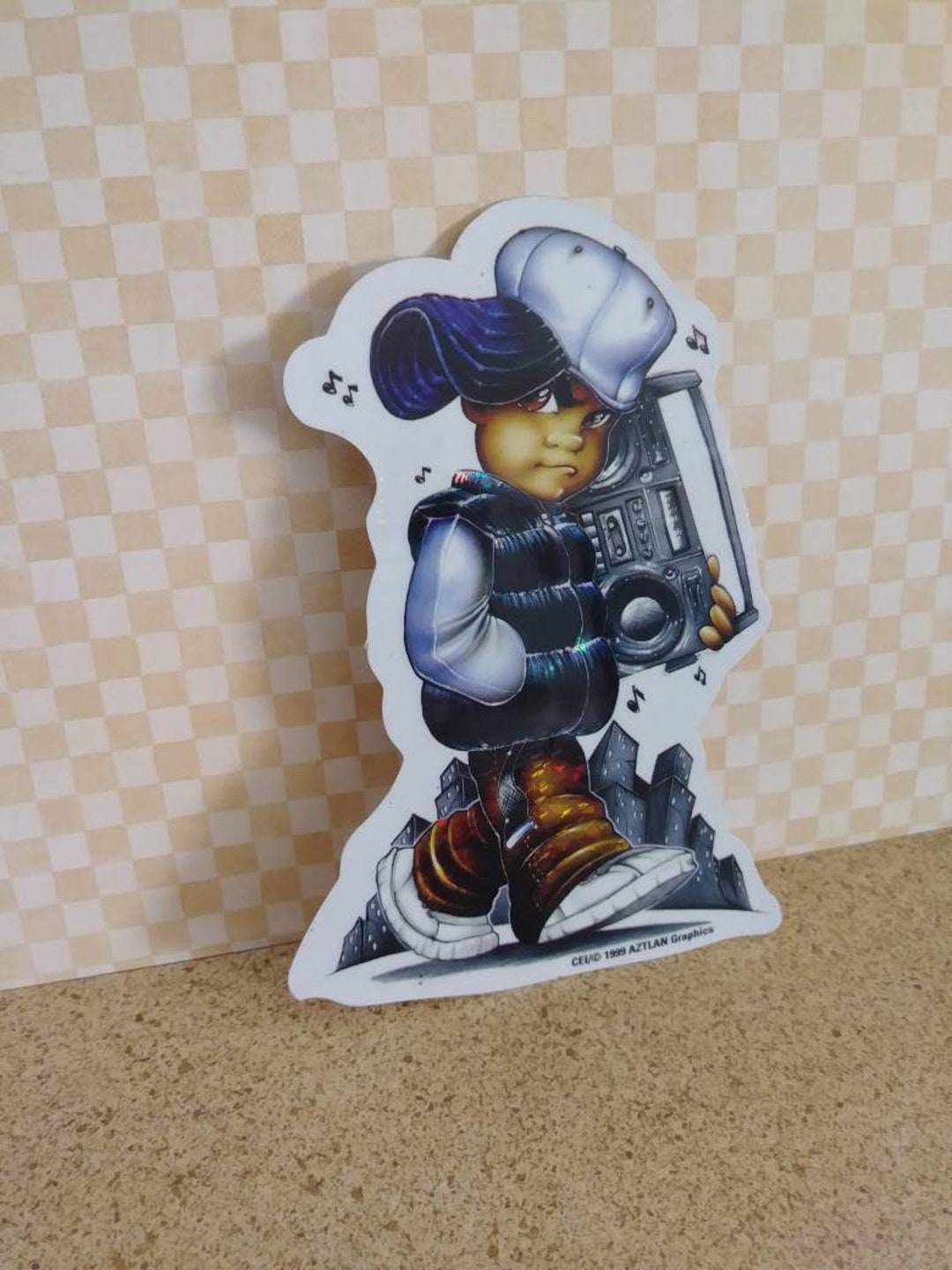 Vintage Aztlan Graphics Vending Sticker 90s - Etsy