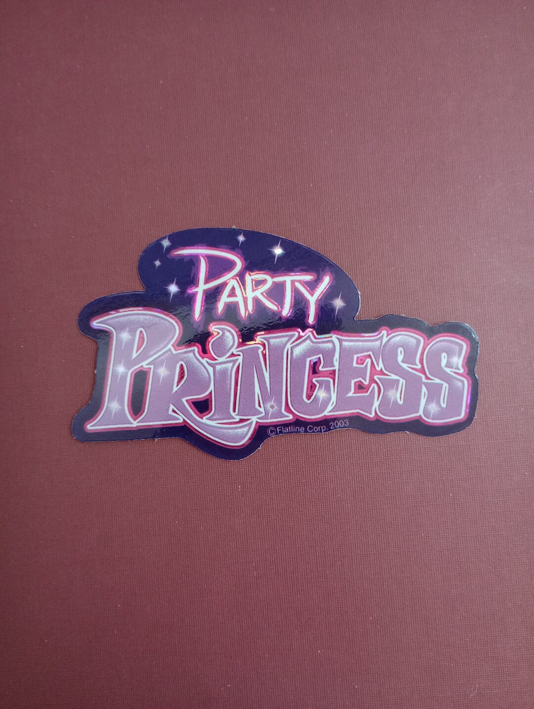 Vintage Catch Phrase Sticker Party Princess Prism Vending Sticker VTG ...