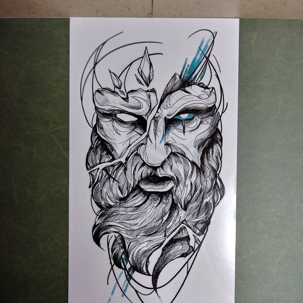 Viking Temporary Tattoo - Etsy