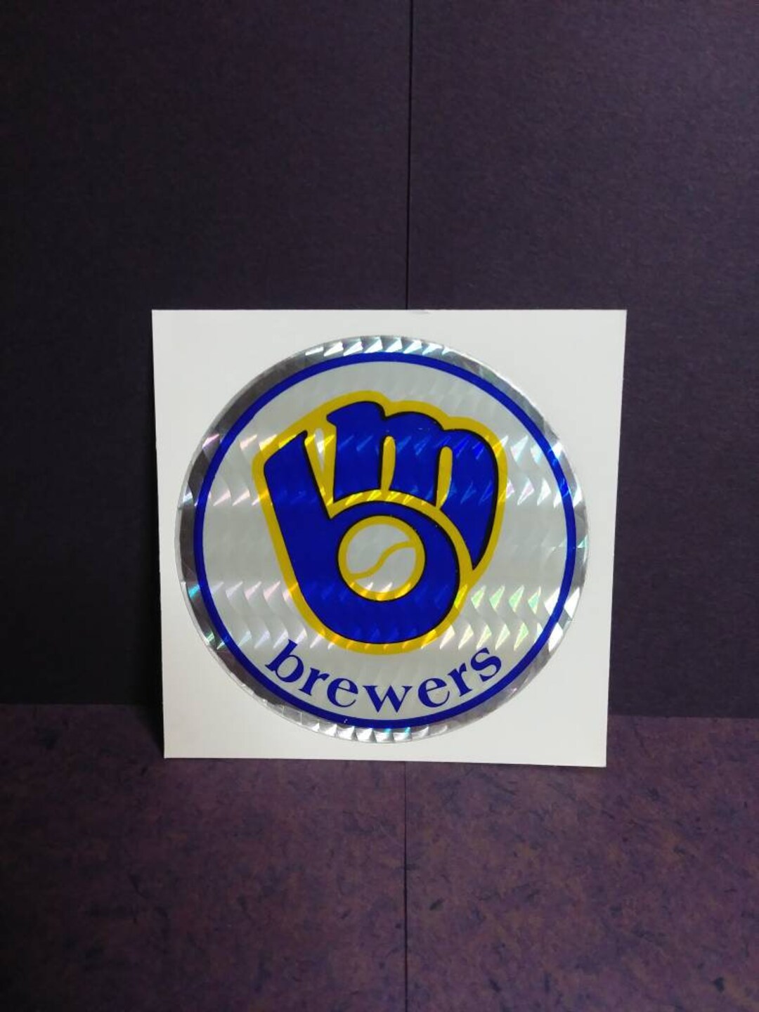 Vintage Milwaukee Brewers MLB Prism Sticker Kodak 80s - Etsy