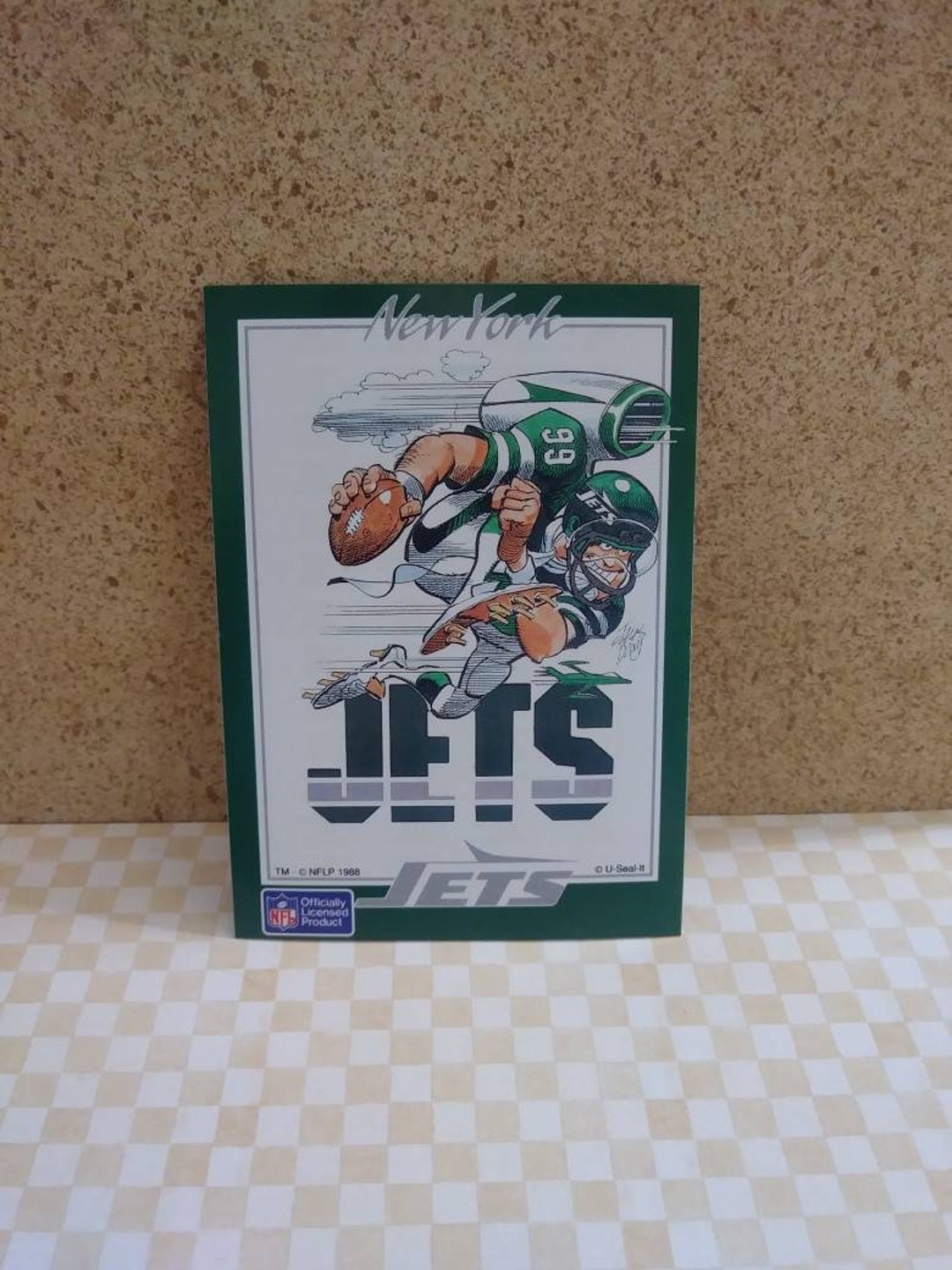 New York Jets NFL Football Team Sticker 80s - Etsy