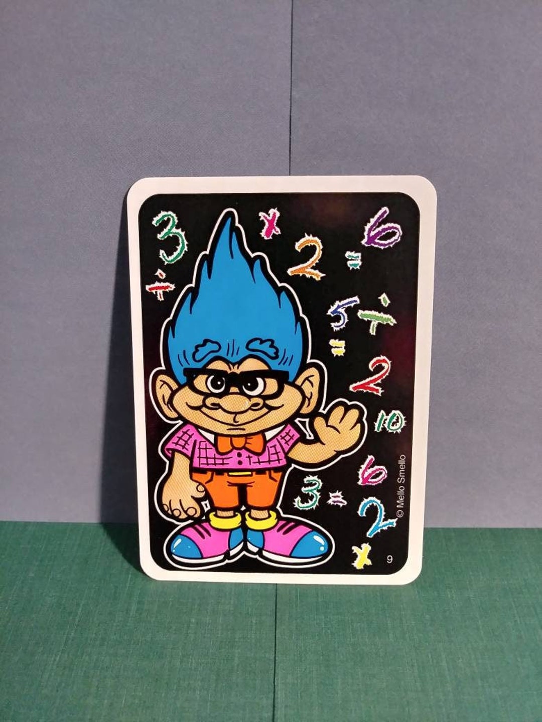 Vintage Russ Troll Nerd Neon Vending Sticker Mello Smello 80s - Etsy