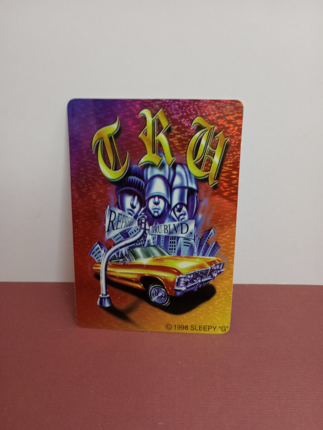 Vintage Lowrider Chicano TRU Prism Vending Sticker VTG 90s Sleepy G - Etsy