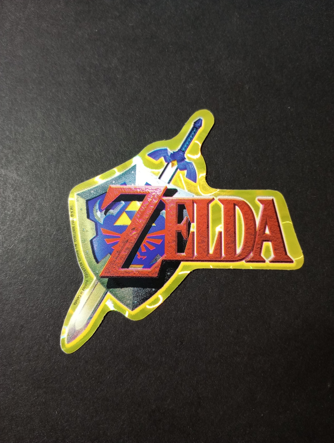 Vintage Legend of Zelda Prismatic Vending Sticker VTG 90s - Etsy