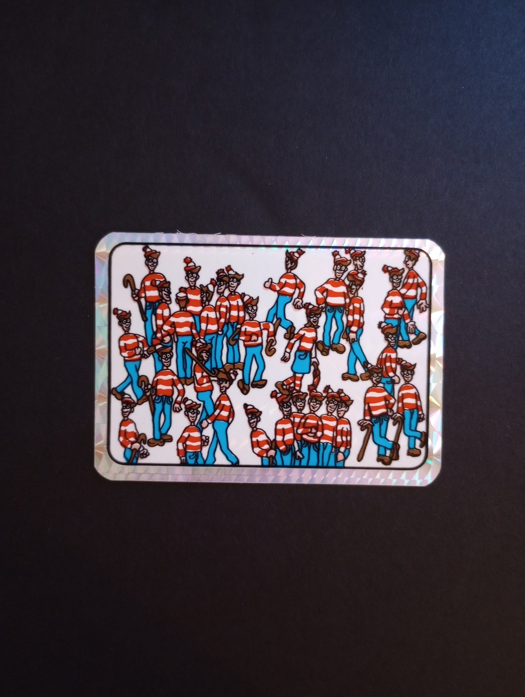 Vintage Where's Waldo Prism Sticker VTG 80s - Etsy