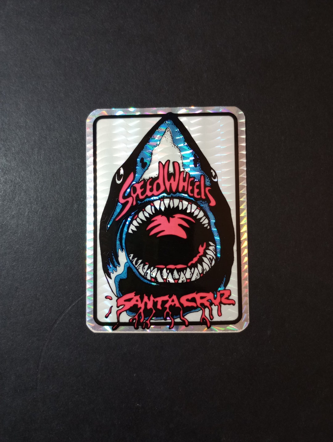 Vintage Speedwheels Santa Cruz Skateboards Prism Sticker 80s - Etsy