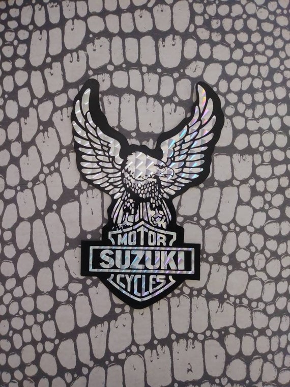 Embellishments Stickers Scrapbooking Vintage Suzuki Motor Cycles Prism ...