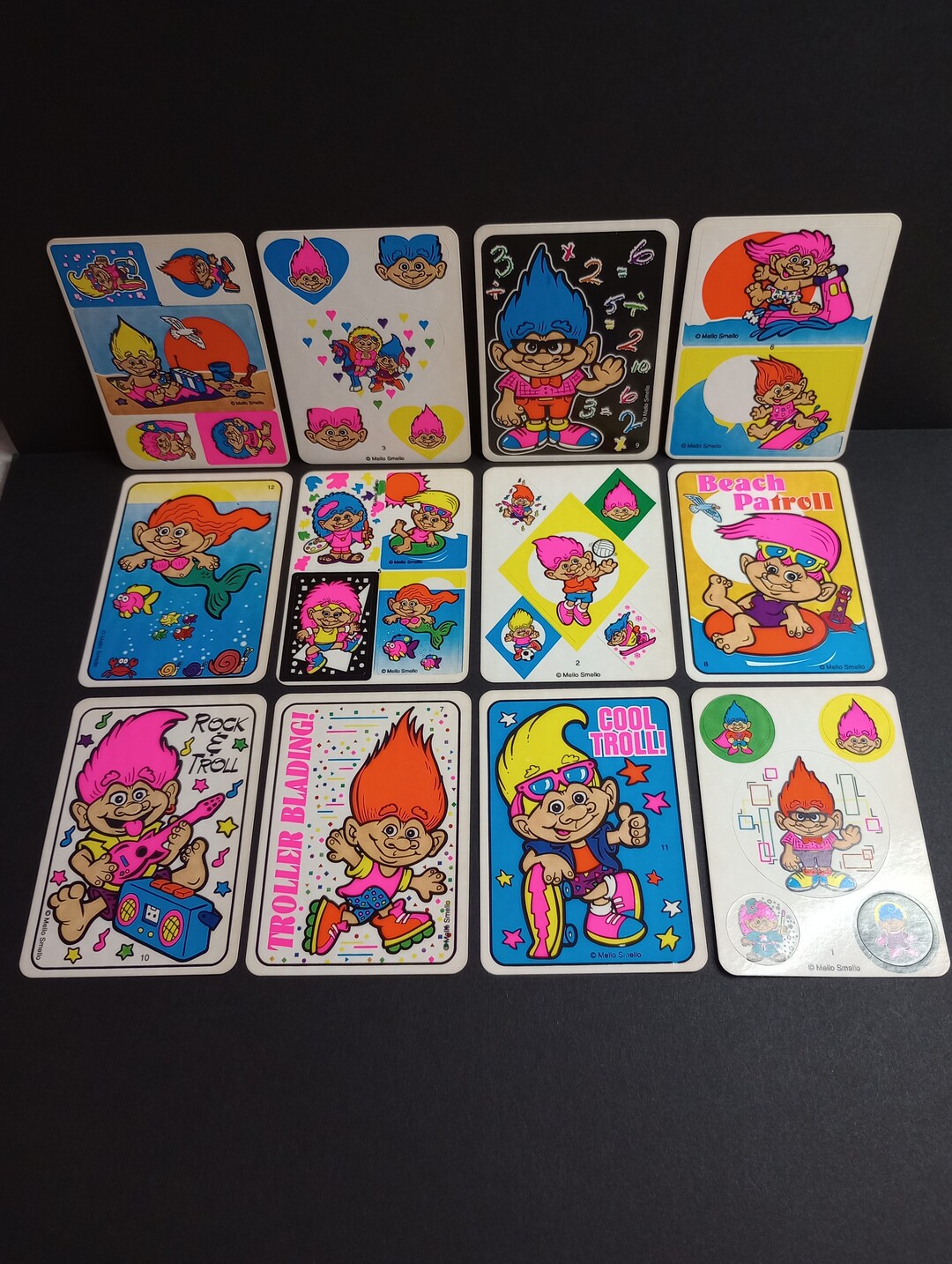 Vintage Troll Mello Smello Sticker Lot of 12 VTG 80s - Etsy