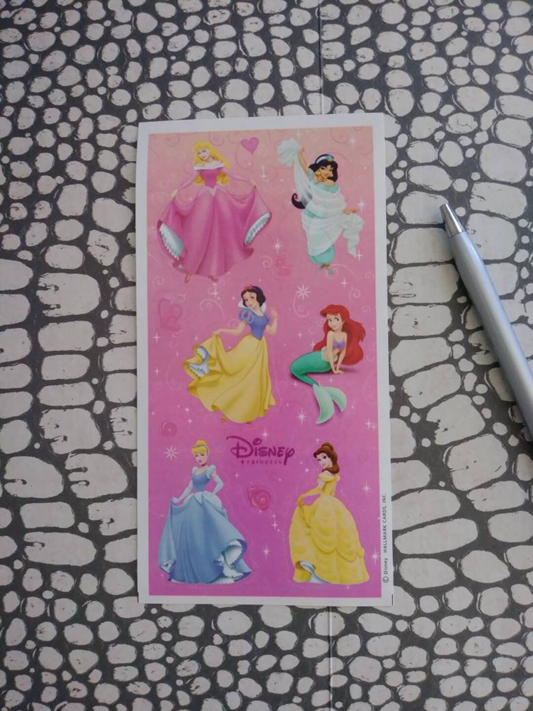 Vintage Disney Princess Sticker Sheet - Etsy