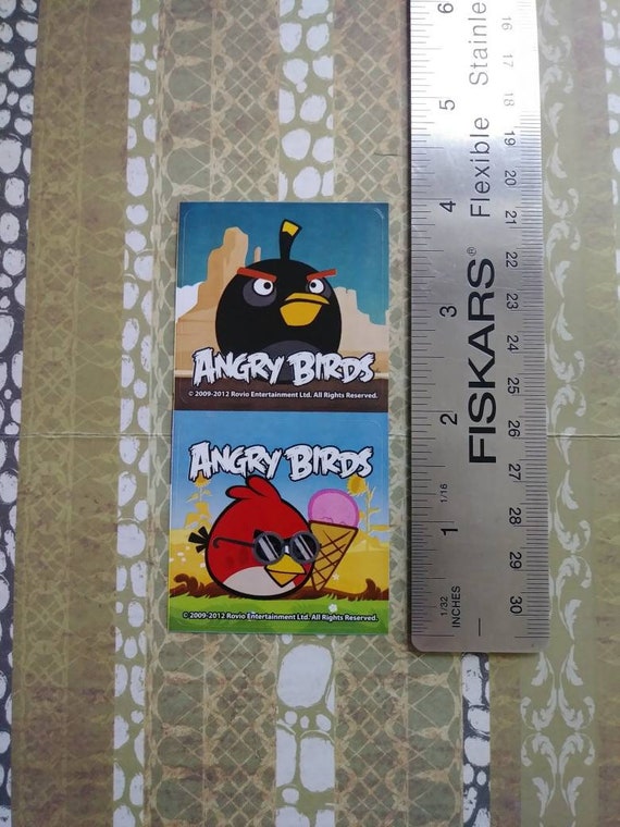 Angry Birds Bomb and Red Sandylion Stickers | Etsy