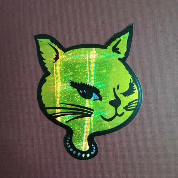 Winking Cat - Etsy