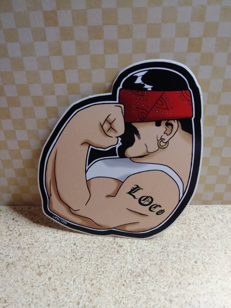 Loco Chicano Sticker PVI 90s - Etsy
