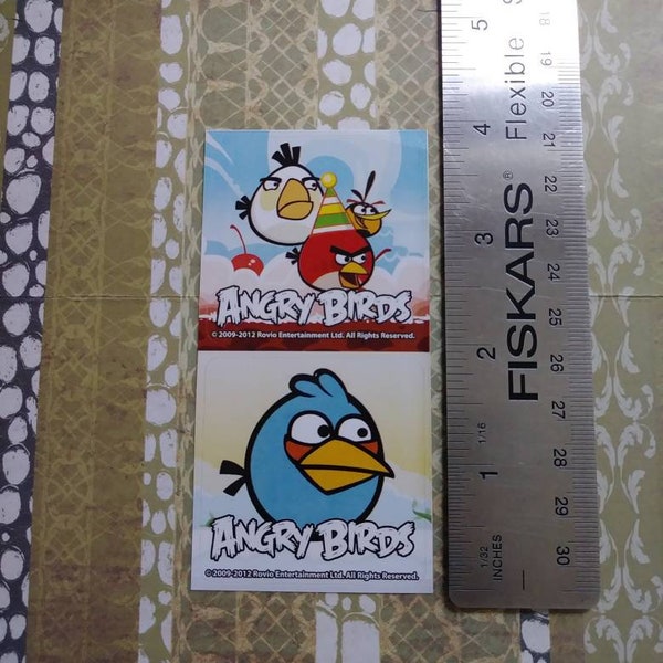 Angry Birds Stickers - Etsy