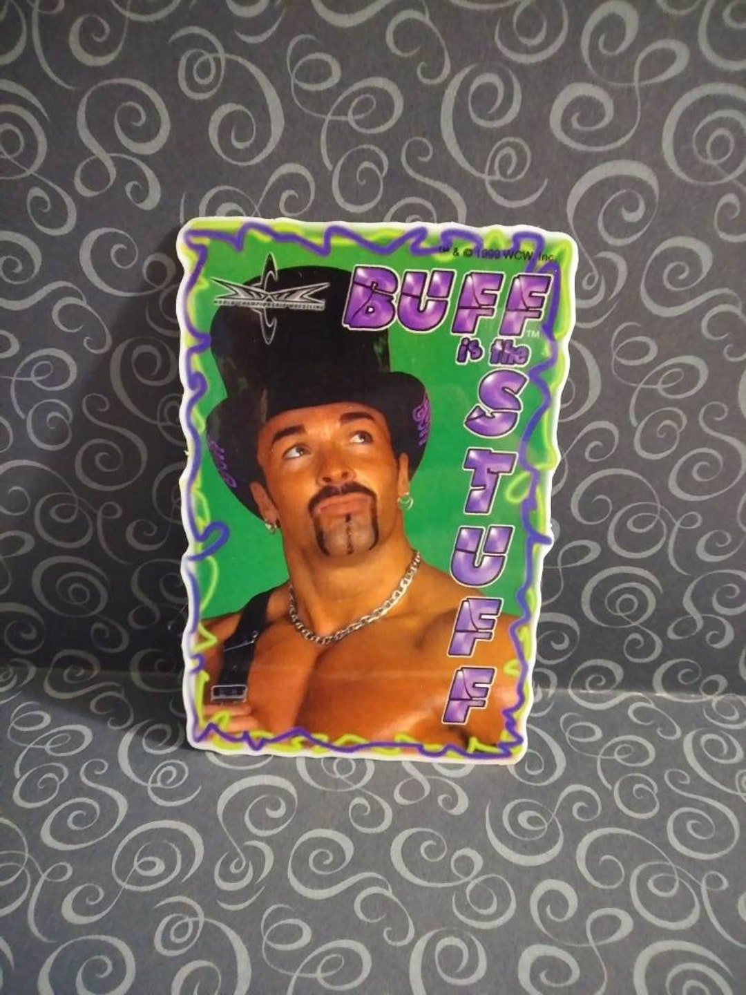 WCW Buff is the Stuff Vending Sticker 90s - Etsy