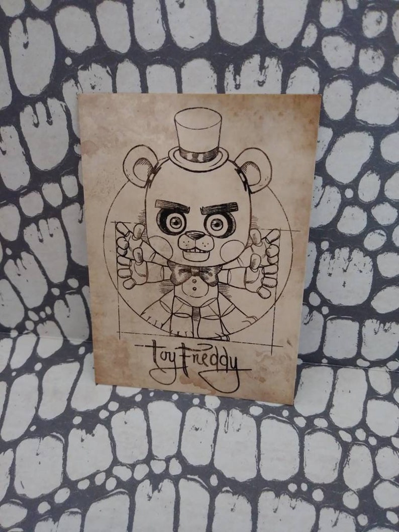 FNAF Five Nights at Freddy's Trading Card | Etsy