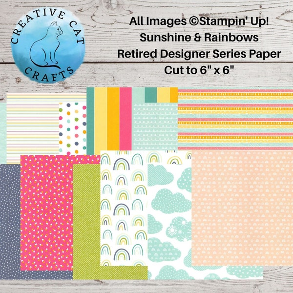 Sunshine and Rainbows Stampin Up - Etsy