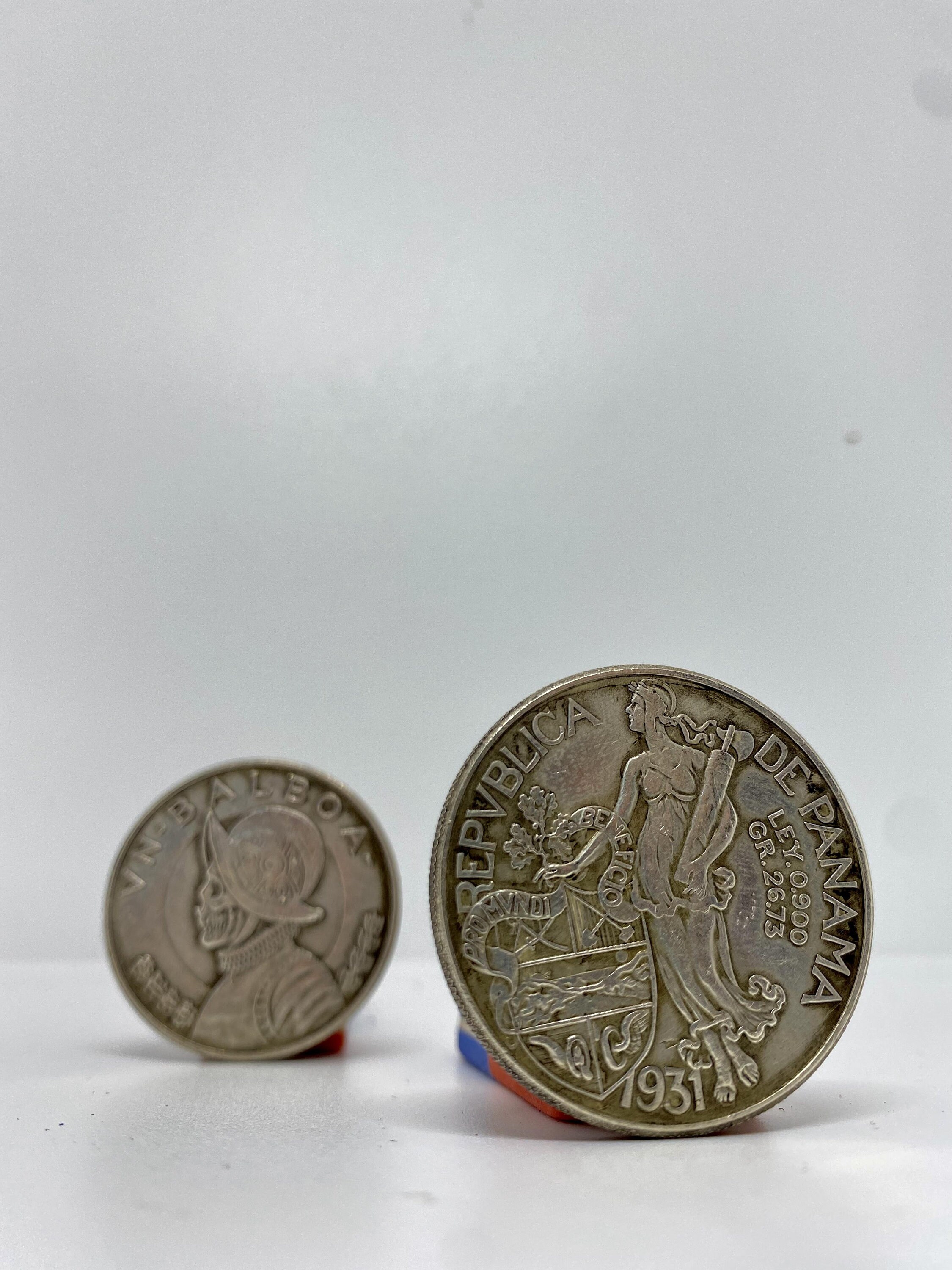 Panama VN Balboa Skeleton Coin 1931 Silver Plated Proof Coin - Etsy