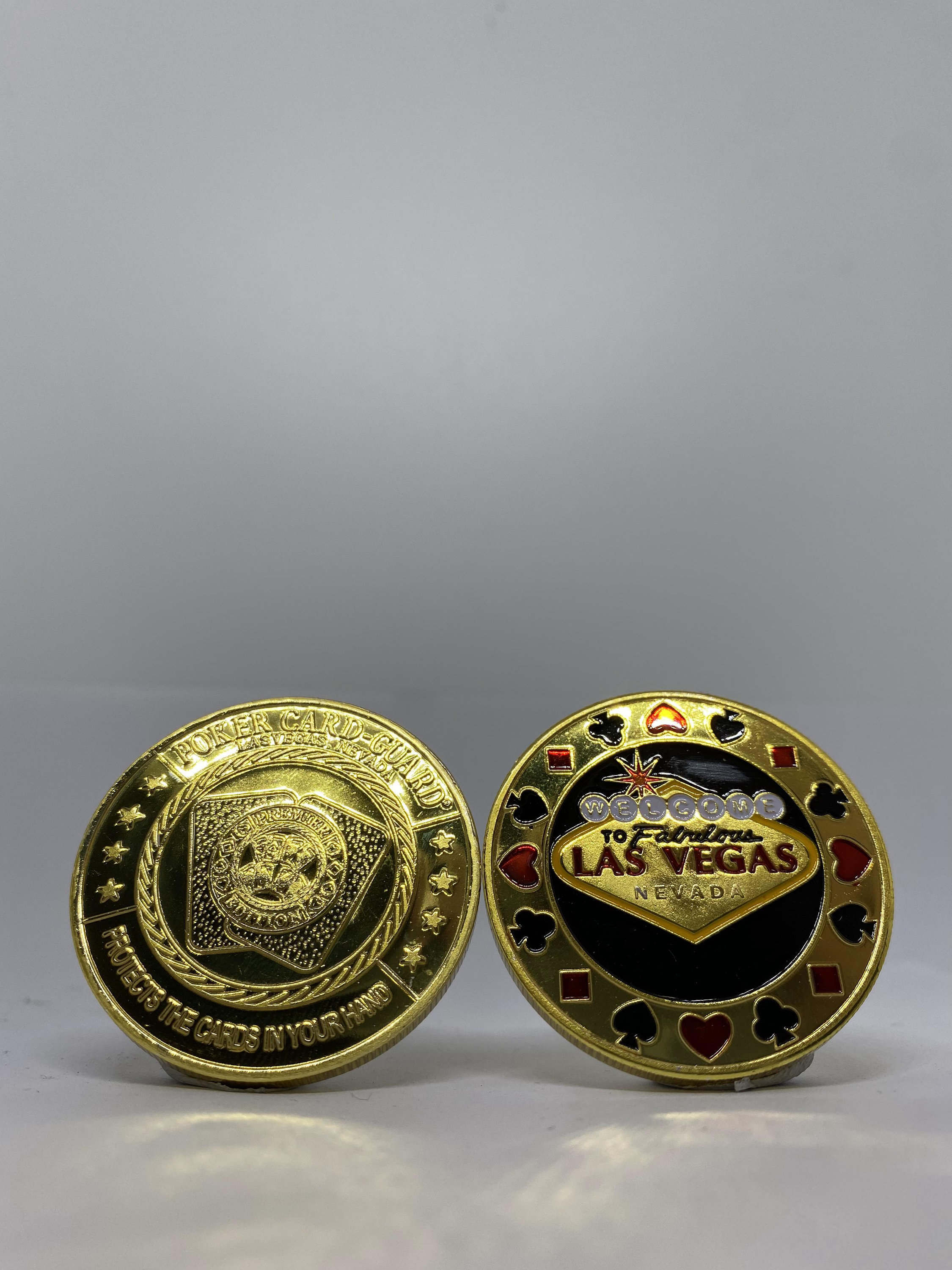 Gold Lucky Coin Poker Gold Plated Coin 1pcs Casino Las Vegas - Etsy
