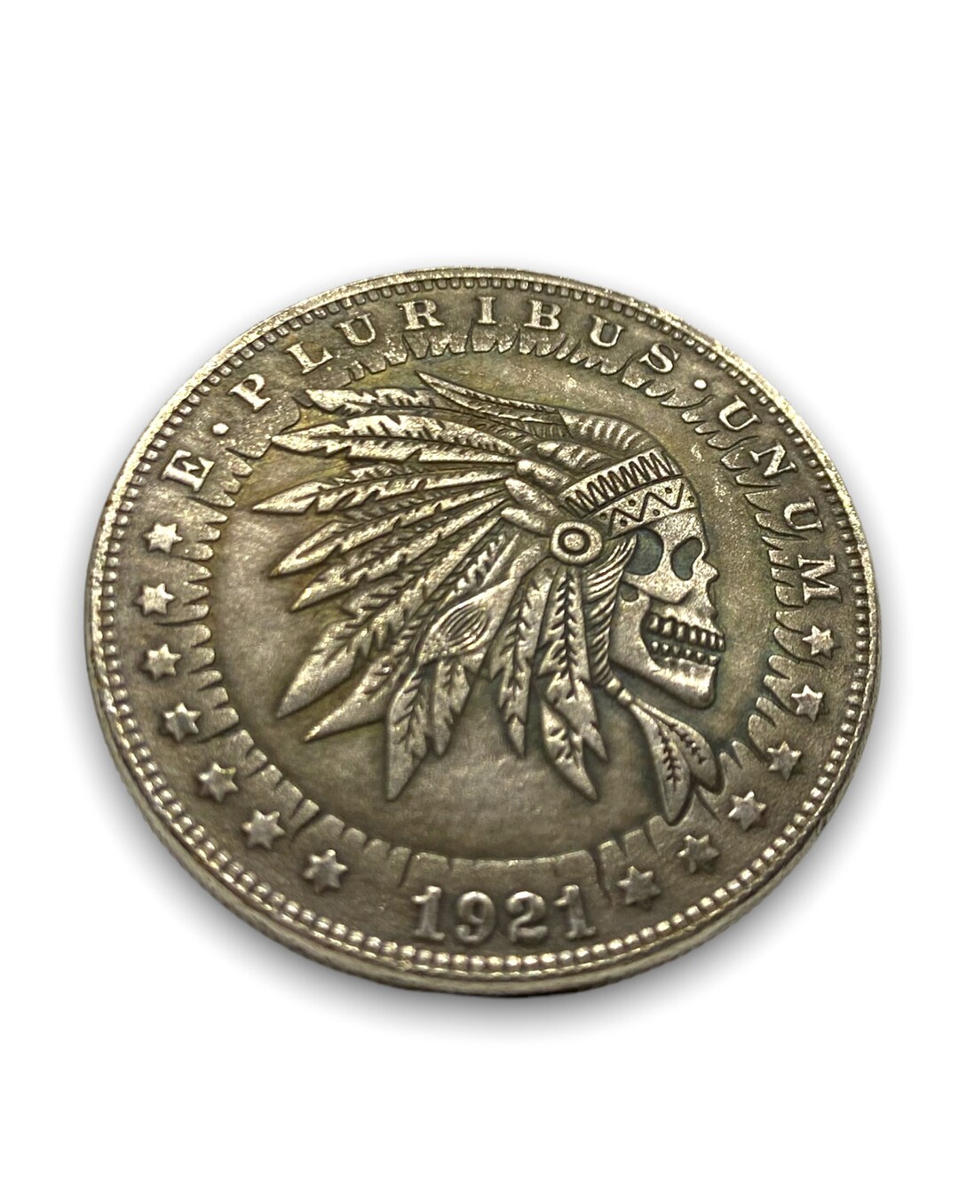 One Zombie Dollar Concept Coin E. PLURIBUS UNUM Morgan USA Silver Coin ...