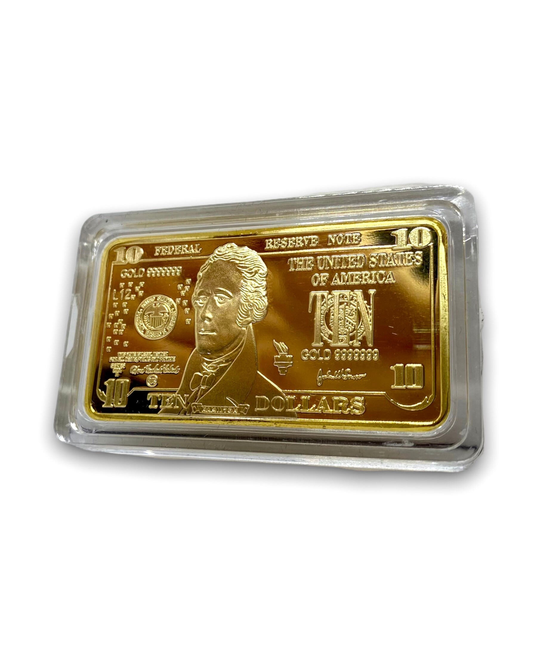 Amazing Collection of USA Banknotes Gold Plated Bars With - Etsy