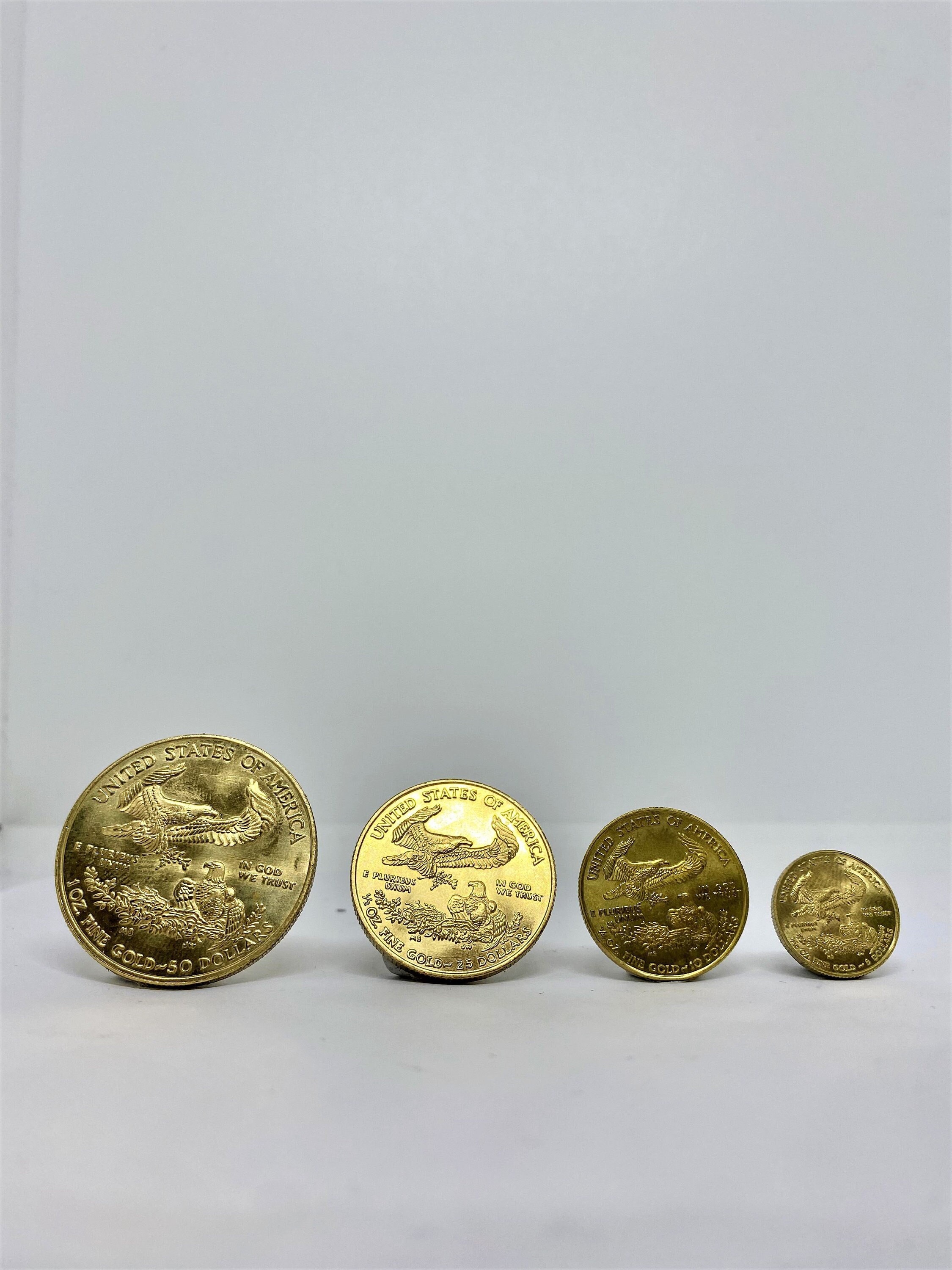 Gold Plated Coins Liberty 1 Oz 50 Dollars Coin 2010 REPLICA, USA Proof ...