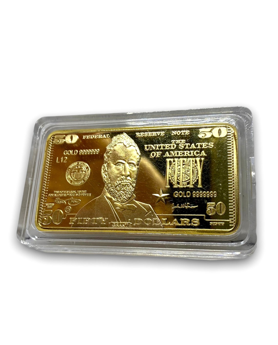 Amazing Collection of USA Banknotes Gold Plated Bars With - Etsy