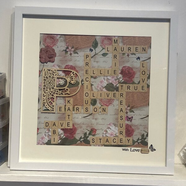 Scrabble Frame - Etsy UK