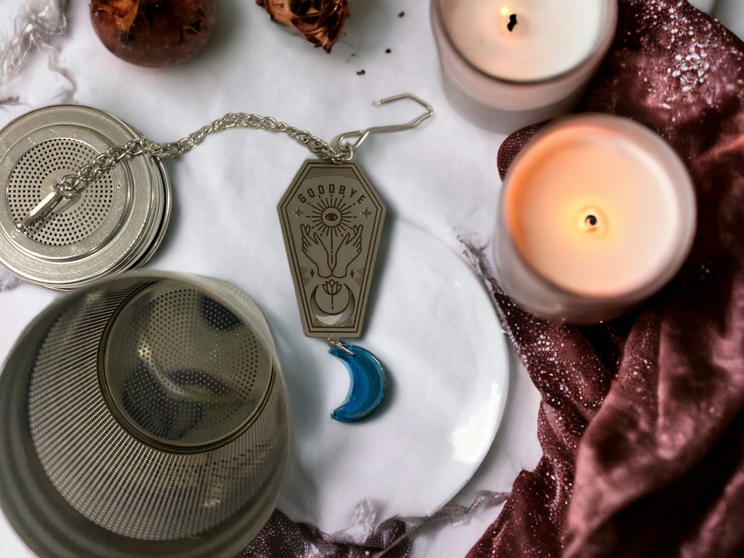 Goodbye Moon Stainless Steel Hanging Tea Infuser - Etsy