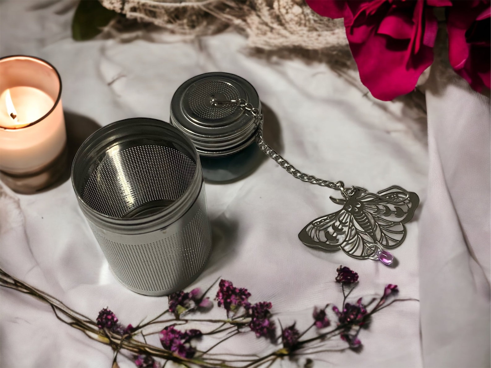 Death's-head Stainless Steel Hanging Tea Infuser - Etsy