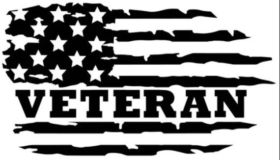 US Veteran Flag Decal - Etsy