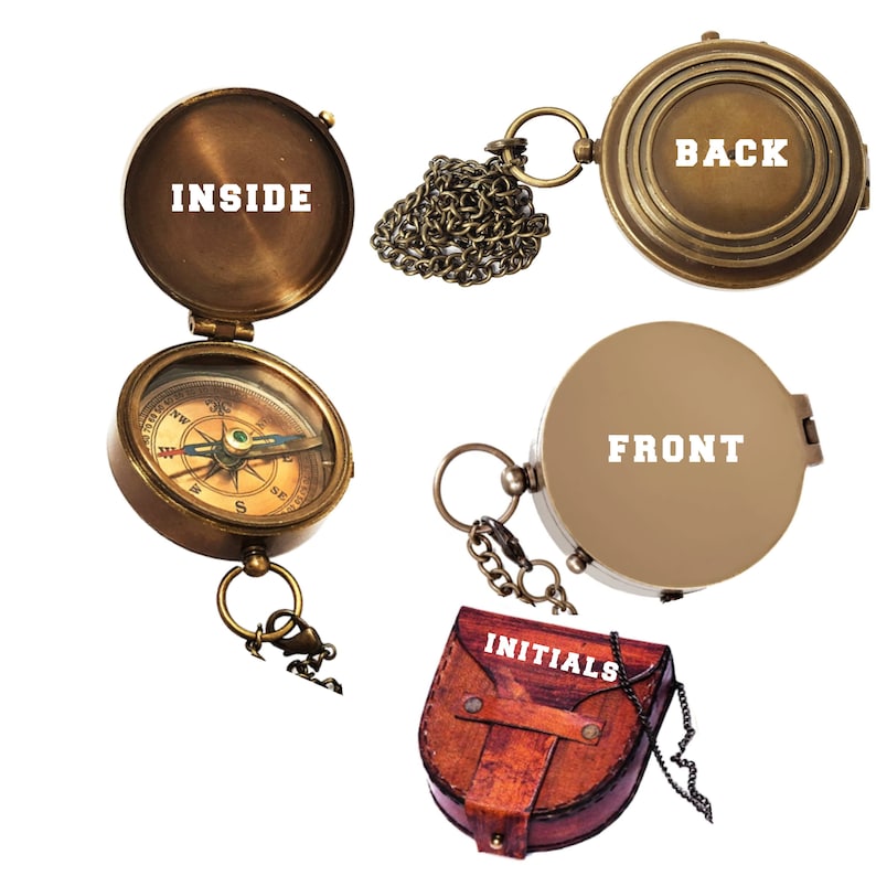 Religious Gifts Engraved Compass Christian Gifts for Men - Etsy