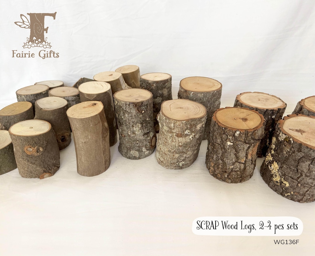 SCRAP Wood Logs and Stumps, Seconds Wood Logs, Small Decorative Logs ...