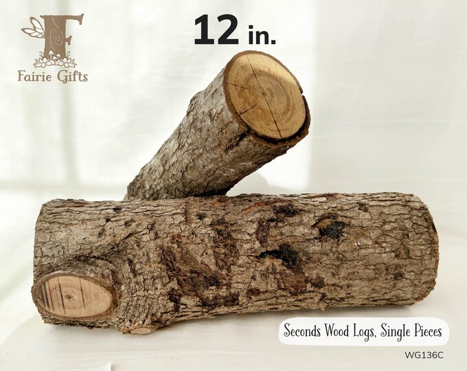 Seconds Wood Logs, Maple Logs 12 In, Natural Tree Supply, Rustic Stump ...
