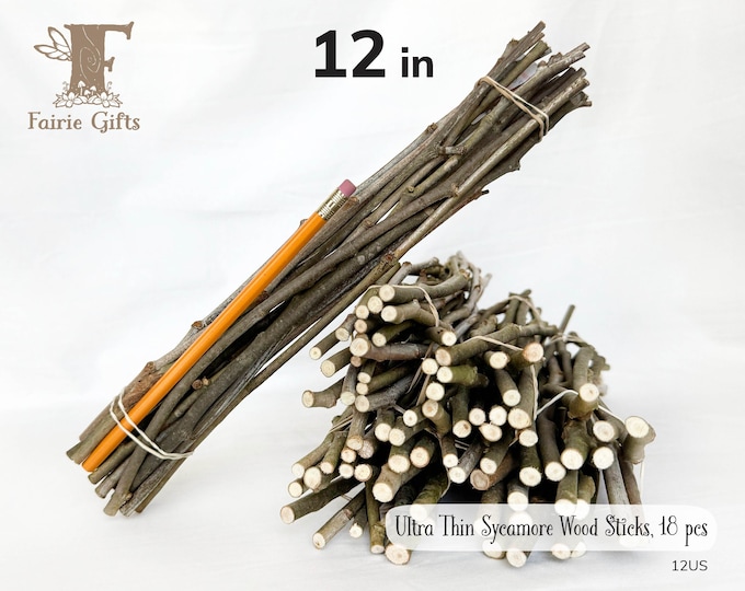 30 Wood Sticks Natural Wood Sticks Craft Sticks Wood Crafts Wooden ...
