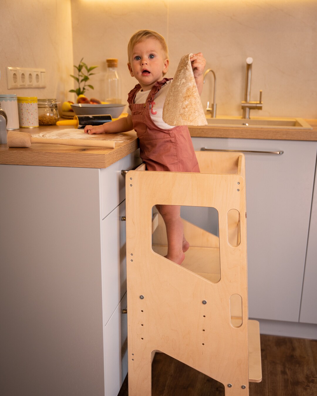 Montessori Tower- Montessori Toys- Montessori Furniture- Kitchen Tower ...