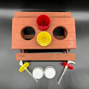 Vintage Tupperware Picnic Table Condiment Holder Dispenser Retro ...