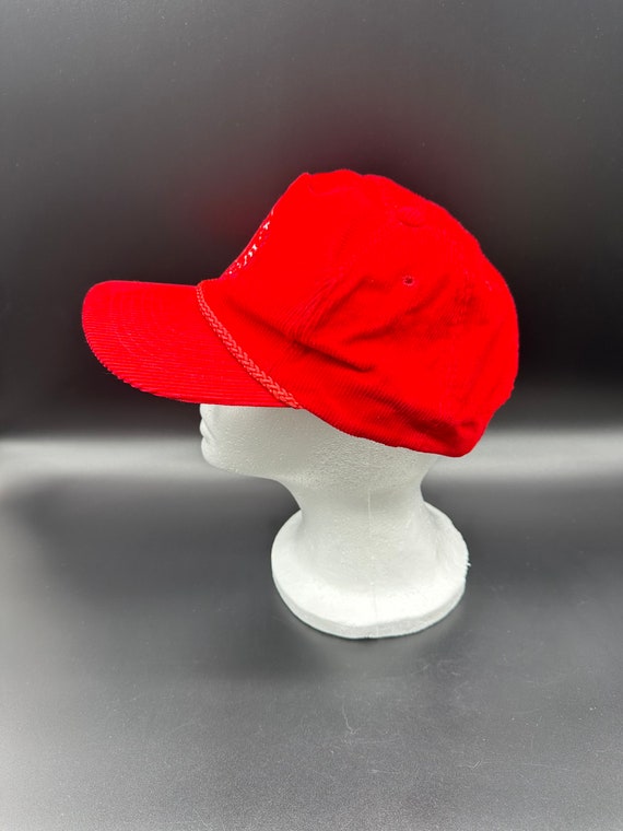 Vintage Corduroy Cap Trucker Hat Buck Tool Knife Red … - Gem