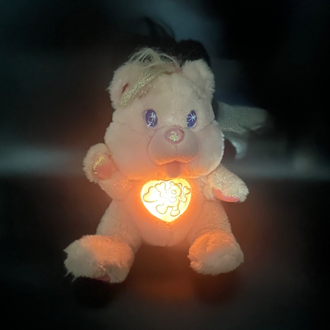 Vintage Twinkle Bears Pink Stuffed Animal Plush 1995 Toy Fantasy Light ...