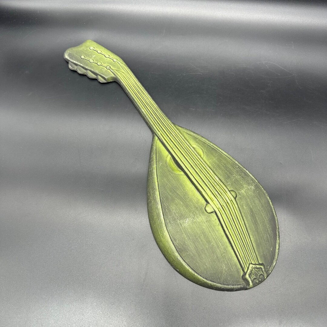 Vintage 1960s Royal Green Mandolin Wall Hanging Musical Instrument ...
