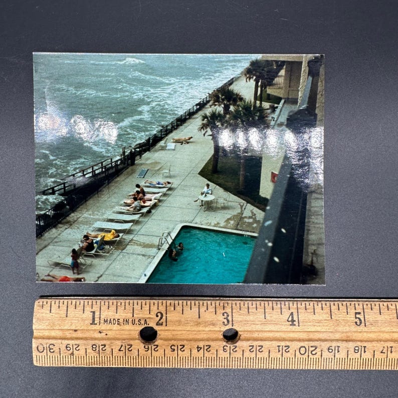 Vintage Beach Photos 1980s Vacation Lot of Six Sun Sand Retro Ocean ...