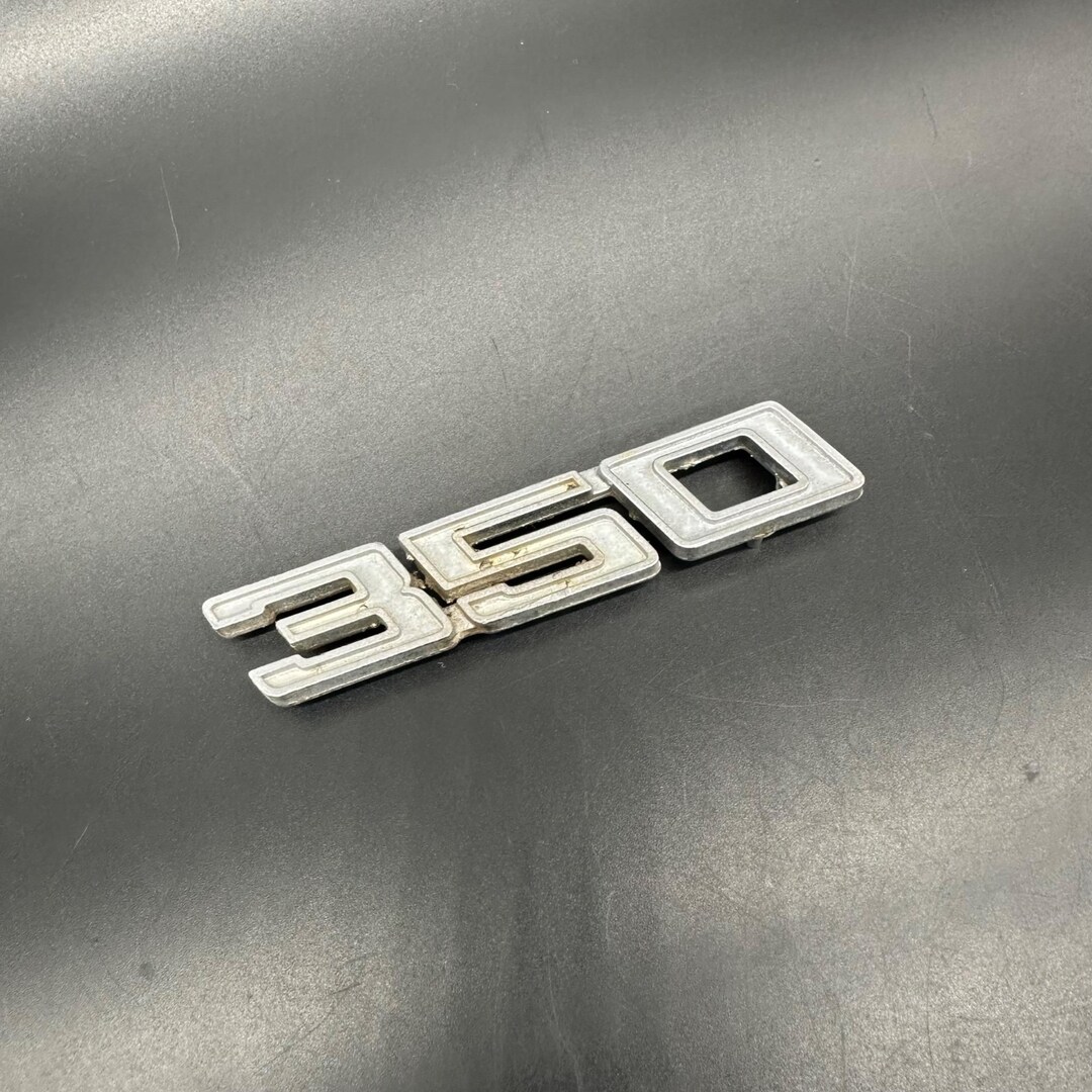 1969 1970 1971 1972 Chevrolet Truck 350 Emblem 3975454 Vintage OEM RH ...