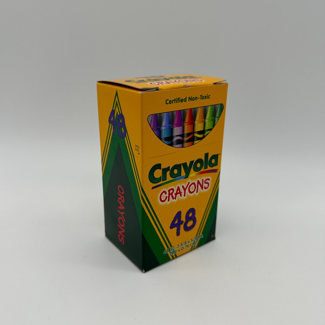 Vintage Crayola Crayons 48 Count Retired Colors 1997 Binney Smith USA ...