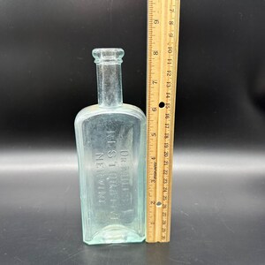 Antique Pharmaceutical Bottle Dr Miles Restorative Nervine Aqua 1890 to ...