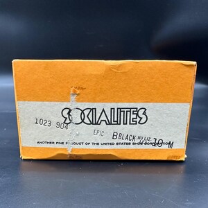 Vintage 1970s Socialites Empty Shoebox Pop Art Design Size 10 Retro ...