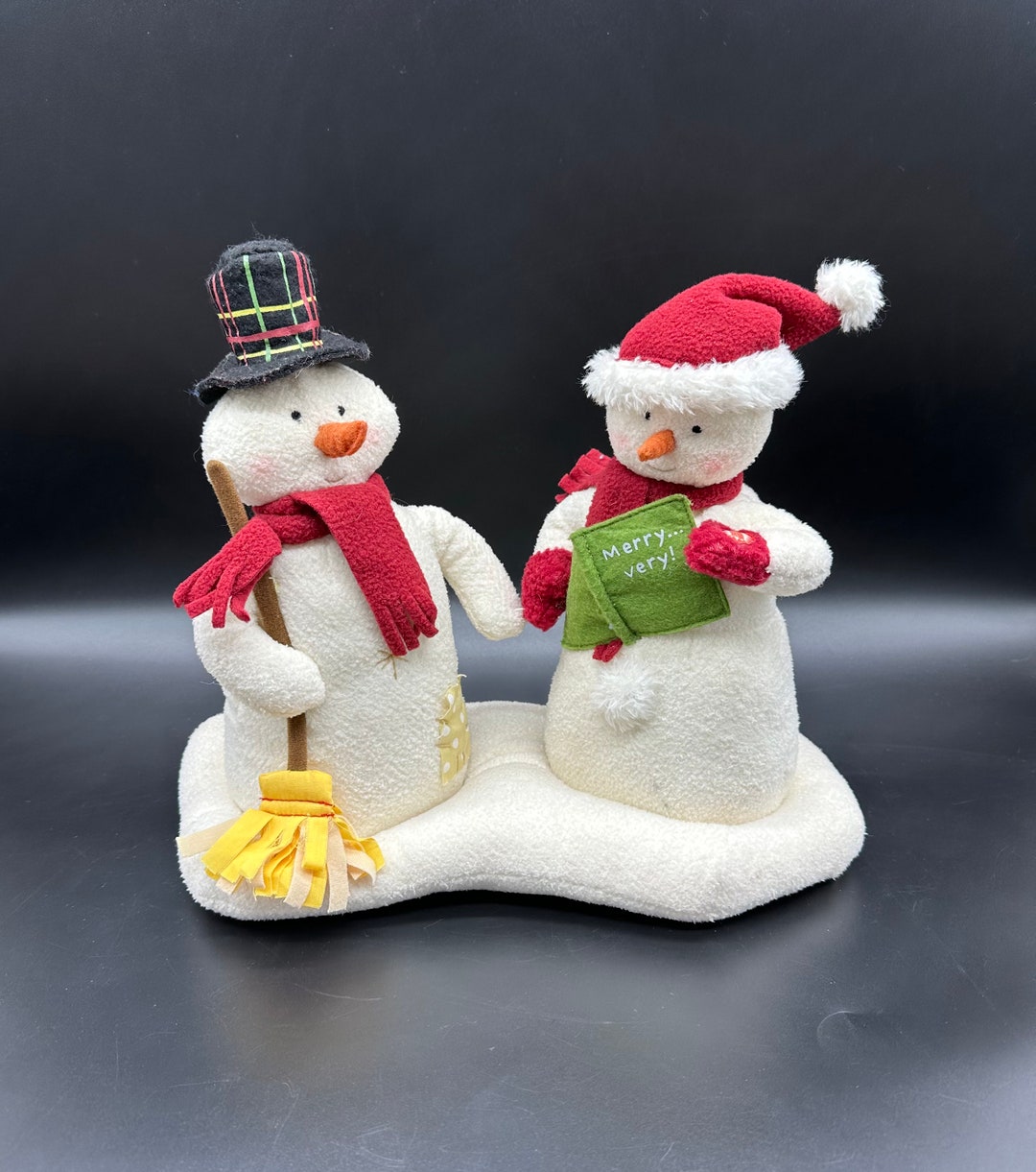 2003 Hallmark Jingle Pals Mr Mrs Snowman Animated Dancing - Etsy